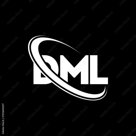Dml Logo Dml Letter Dml Letter Logo Design Initials Dml Logo Linked With Circle And Uppercase