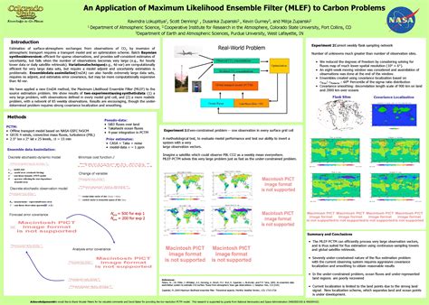 an application of maximum likelihood ensemble filter mlef