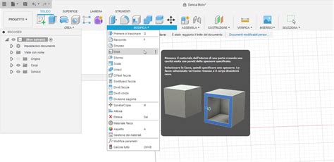 Shell E Rivoluzione Di Fusion 360 Come Utilizzarle