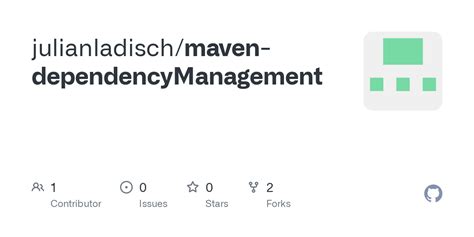 github julianladisch maven dependencymanagement