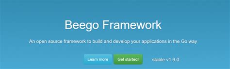 Beego基础 Beego初步 《驾驭go 语言基础与网络开发》 书栈网 · Bookstack