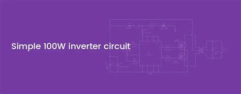 100w Transistor Inverter Circuit Diagram
