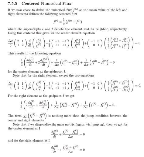 Fluid Dynamics How Do We Derive The Elemental Equation For Discontinuous Galerkin Method Using