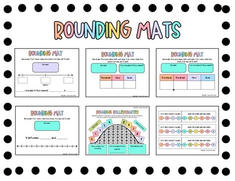 Rounding Math Mats By Holly Hall Third Is The Word Tpt