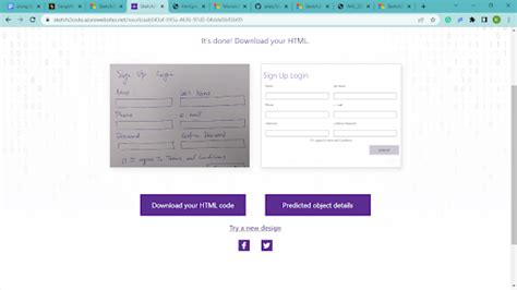 Using Sketch2code To Convert Drawings To Html Upwork