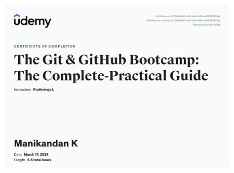 Completed Git And Github Course For Freshers Manikandan K Posted On