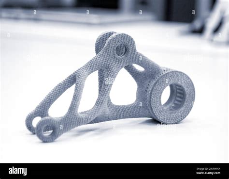 Gray Model Printed On 3d Printer In Laboratory Office Object Printed On 3d Printer From Plastic
