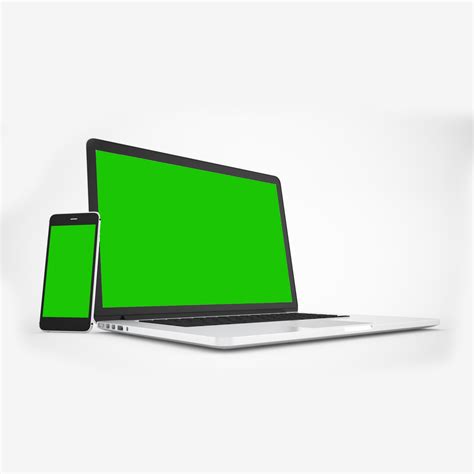 Laptop Green Screen Mockup 39379912 Psd
