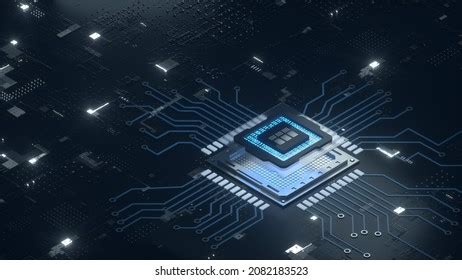 Cpu Concept Technology Background High Resolution Stock Illustration Shutterstock