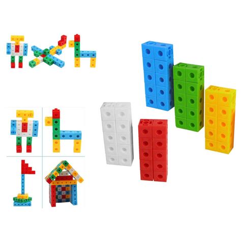 50pcs Set Math Link Cubes Mathematics Learning To Grandado