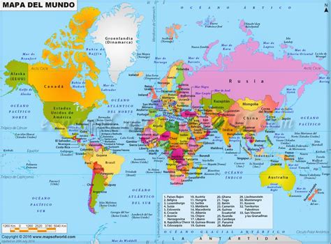 Mapa Mundial Con Nombres Para Imprimir Grandes Imágenes De Mapa