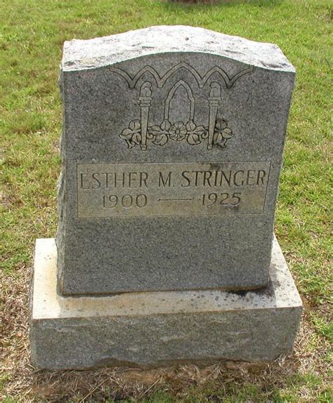 Esther M Stringer 1900 1925 Find A Grave Memorial