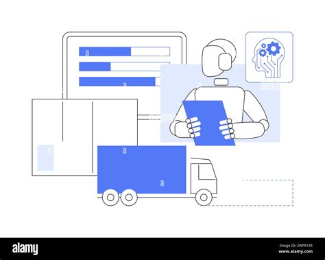 ai streamlined routine inquiries handling abstract concept vector