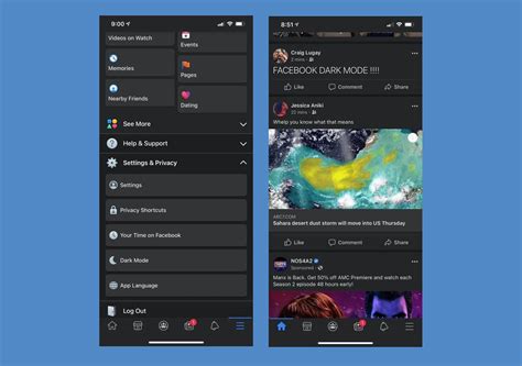 Facebook Is Finally Rolling Out Dark Mode For Ios Users