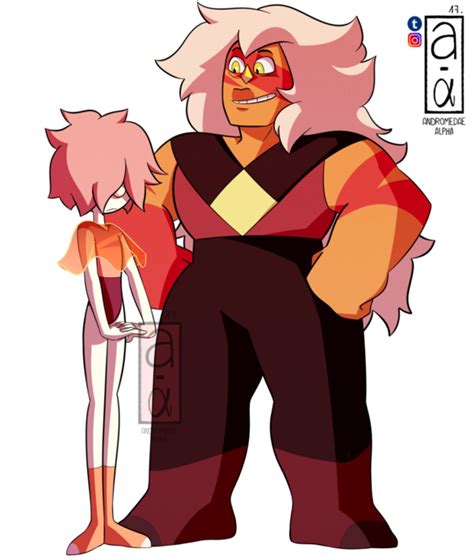 JASPER WITH HER OWN PEARL by AndromedaeAlpha on DeviantArt Steven universo fusões Steven