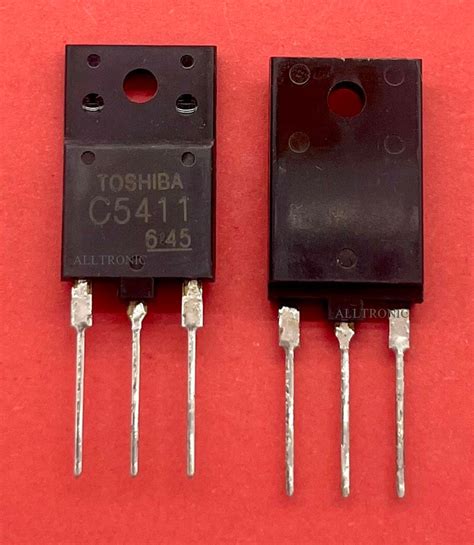 Crt Color Tv Horizontal Output Deflection Transistor 2sc5411 To3p Tosh Alltronic Computer