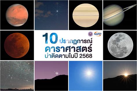 เปิดโผ 10 ปรากฏการณ์ดาราศาสตร์น่าติดตามปี 2568 Reporternews5