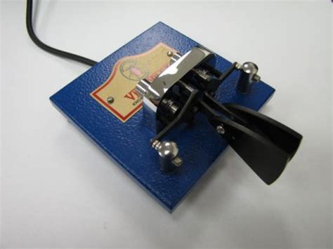 Vibroplex Square Racer Standard Blue Morse Keys At £160 00 Ham Radio