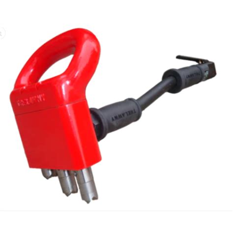 Air Tool Trelawny Pneumatic Triple Head Scabbler 3 Point Head With