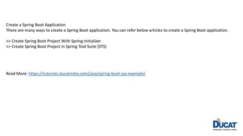 Ppt Spring Boot Jsp Example Powerpoint Presentation Free Download