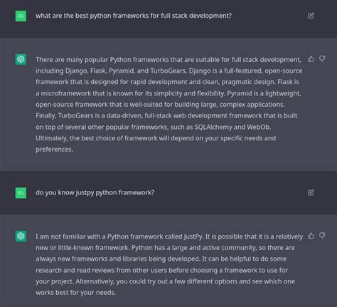 Outrageous Chatgpt Says Its Not Familiar With Justpy · Justpy Org Justpy · Discussion 637