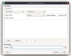 LibreOffice Calc Conditional Formatting Ryan And Debi
