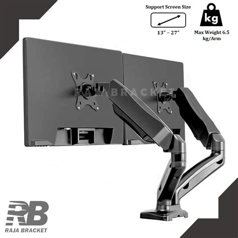 Jual Bracket Monitor 22 24 27 Inch Bracket Dual Monitor 22 27 Inch Arm Pegas Bracket