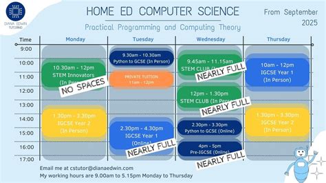 Diana Edwin Tutoring Home