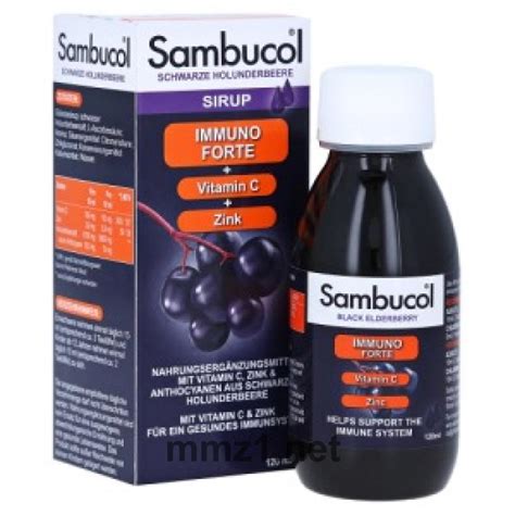 Sambucol Immuno Forte Saft 120 Ml