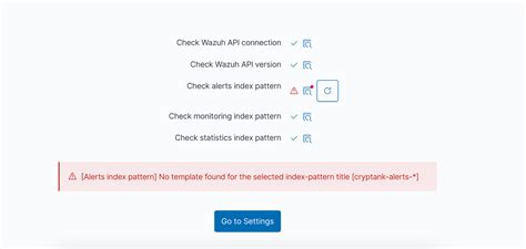 Alerts Index Pattern No Template Found For The Selected Index Pattern Title Rwazuh