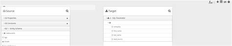 Data Mapper Conditional Mapping Alert Showing Behind Source Table