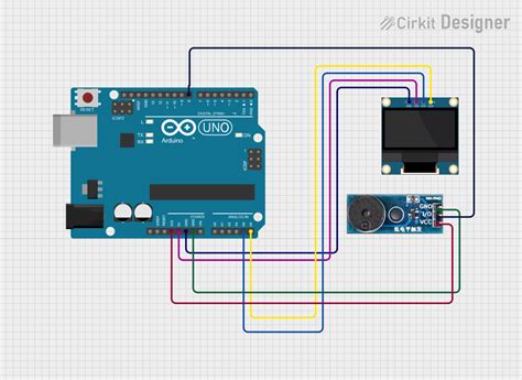 Arduino Uno Oled Display And Buzzer Melody Project How To Guide And Editable Circuit Cirkit