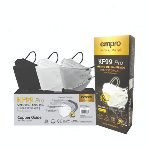 Empro Respirator Kf99 Pro Copper Oxide Antimicrobial Face Mask Vfebfe