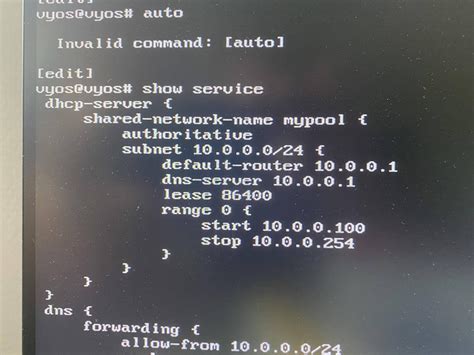 New User Cannot Get The Dhcp Server To Start What Am I Missing Rvyos