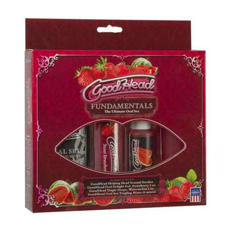 GoodHead Fundamentals Oral Sex Kit Flavored Lubes On EdenFantasys