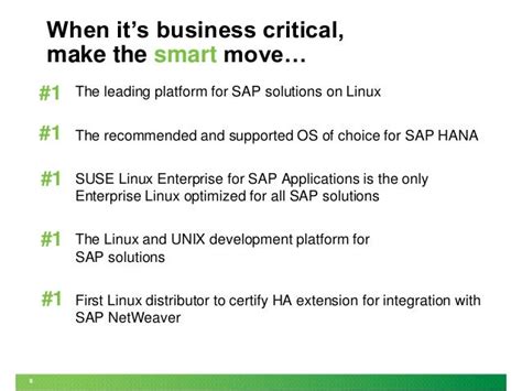 Migrating Sap From Unix To Suse Linux
