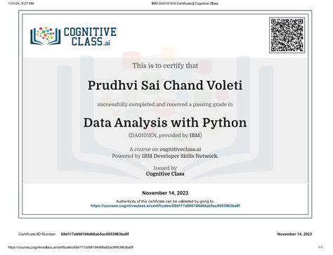Dataanalysis Python Cognitiveclass Ibm Datascience