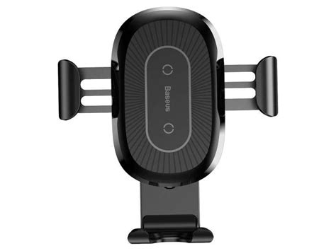 Baseus Gravity QI Induction Bracket For Cockpit Glass Black Poland New The Wholesale