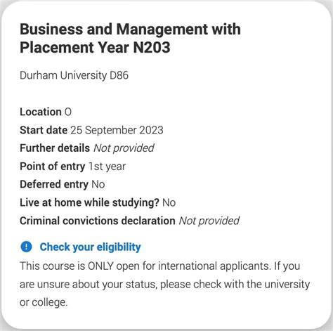 Ucas Application Says One Of My Choices Is Only Open For International Applicants Even Though I
