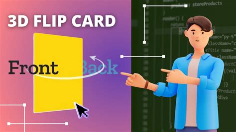 How To Create 3d Flip Card Effect On Hover Using Html And Css Css 3d
