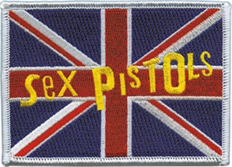 Sex Pistols British Flag Patch Embroidered Rock Band Patch Etsy