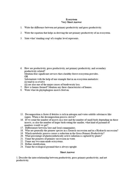Ecosystem Pdf Ecosystem Food Web