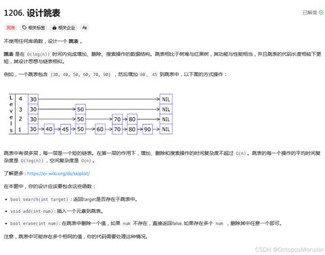 跳表c实现 Csdn博客