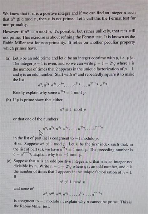 Solved We Know That If N Is A Positive Integer And If We Can Chegg