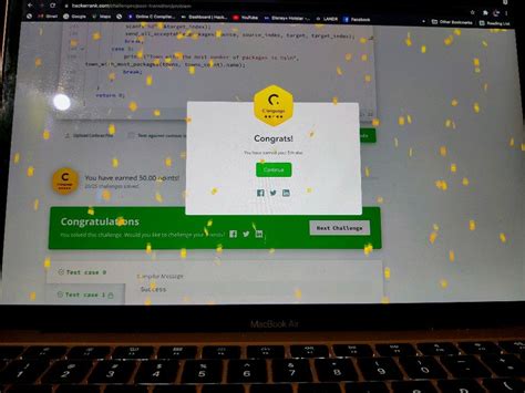 Sudipta Halder On Linkedin C Hackerrank Dsa Analytics Programming