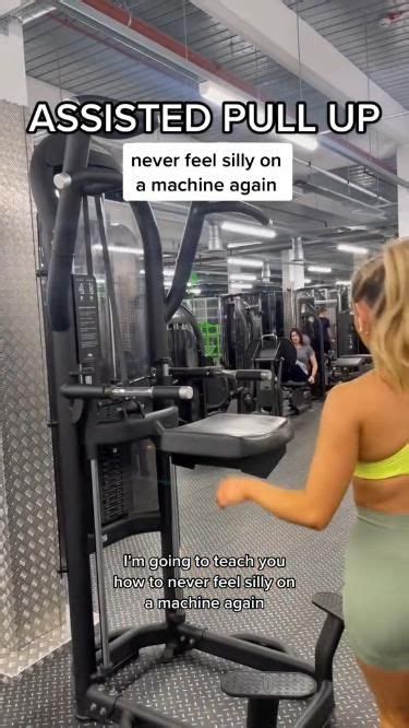 How To Use The Assisted Chin Up Pull Up Machine For Beginners Pull Up Machine Assisted Pull