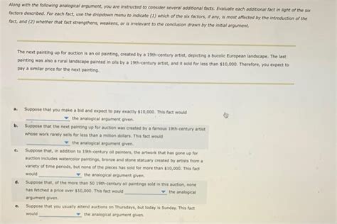 Solved Along With The Following Analogical Argument You Are