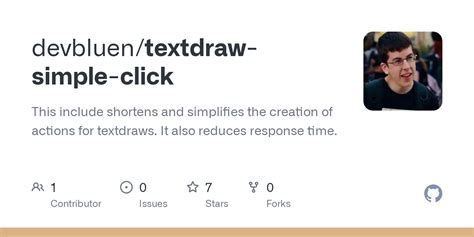 Github Devbluentextdraw Simple Click This Include Shortens And Simplifies The Creation Of