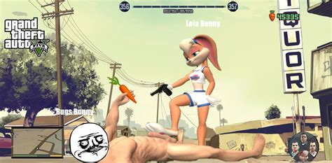 Post Crossover Franklin Clinton Grand Theft Auto Series Grand Theft Auto V Lola Bunny