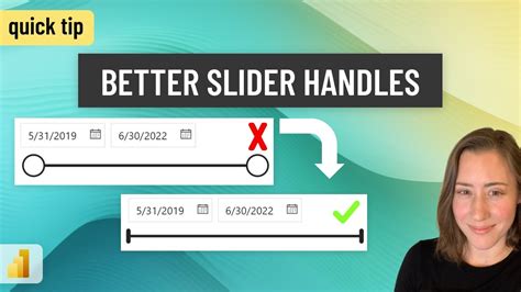 Toggle This Power Bi Slicer Setting To Tone Down The Giant Slider